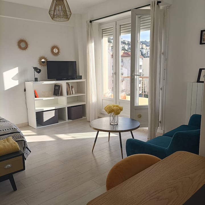 Plein Sud Riquier Climatisé Entre Mer Et Montagne - Nice