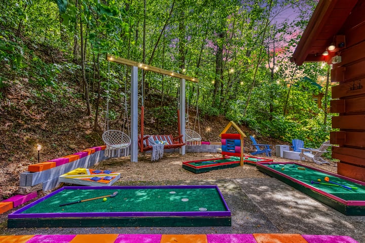 Lanterneau Vue Sur La Montagne Jeux D'arcade *Minigolf - Gatlinburg, TN