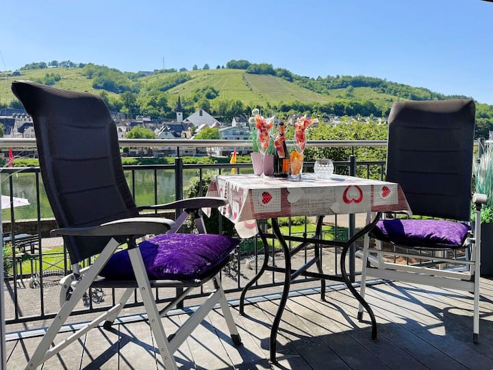 Haus Moselwelt - Helene Mit Balkon Und Moselblick - Zell Mosel, Alemania