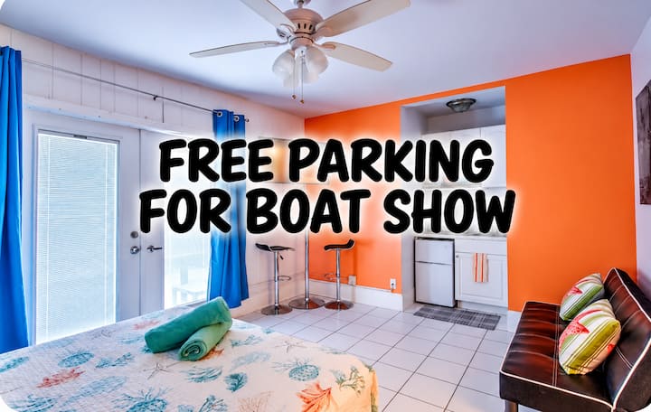 305. 1 Blk To Ft Laud Beach. Grnd Floor Studio - Tortuga Music Festival