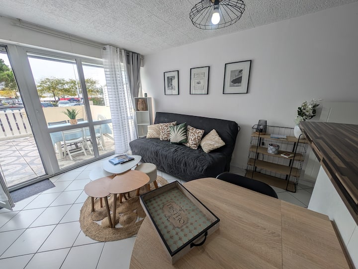 Appt 4 Prs 1 Chambre Terrasse 100m  Plage Minimes - La Rochelle