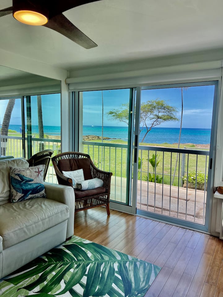 Ocean Front Condo On Leeward Side - 夏威夷