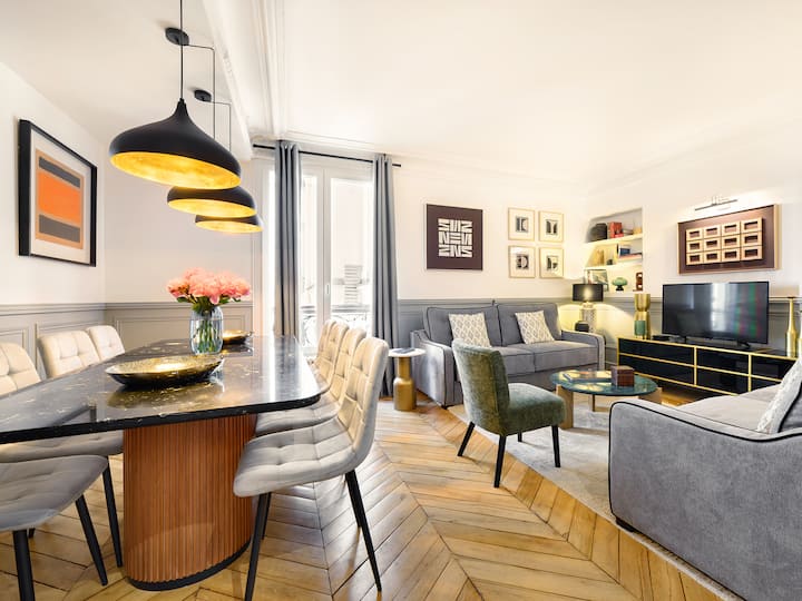 Livinparis | Luxury Ac 4bdr Opera Lafayette Ii New - Paris