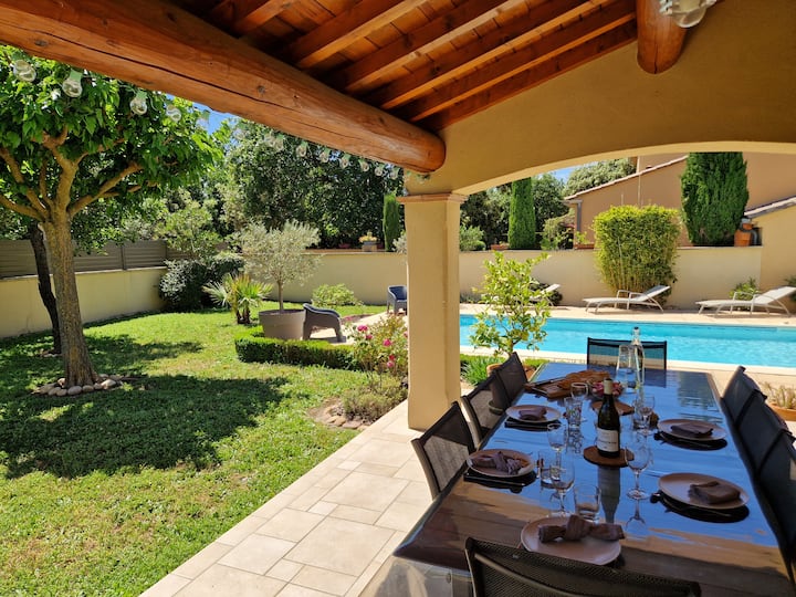 Détente En Provence : Villa Familiale Avec Piscine - Orange