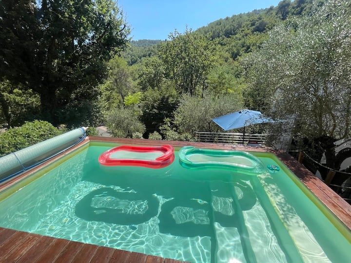 « O’zen »  Cottage Face à La Forêt - Grasse