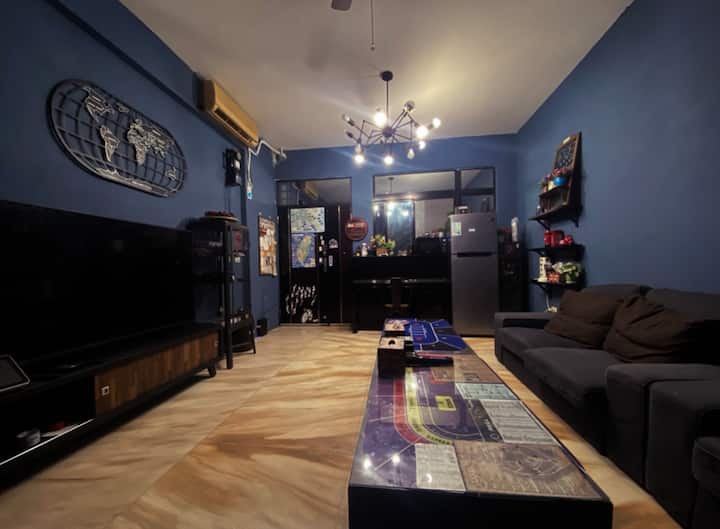 墾丁包棟民宿|恆春古城四臥室12人包棟烤肉/唱歌/麻將/德州/戲水池/步行轉運站五分c - 헝춘 진