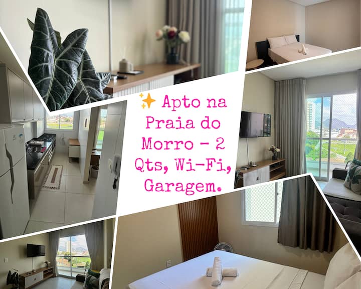 Apto 2 Qtos C/ Suíte E Garagem – Na Praia Do Morro - State of Espírito Santo