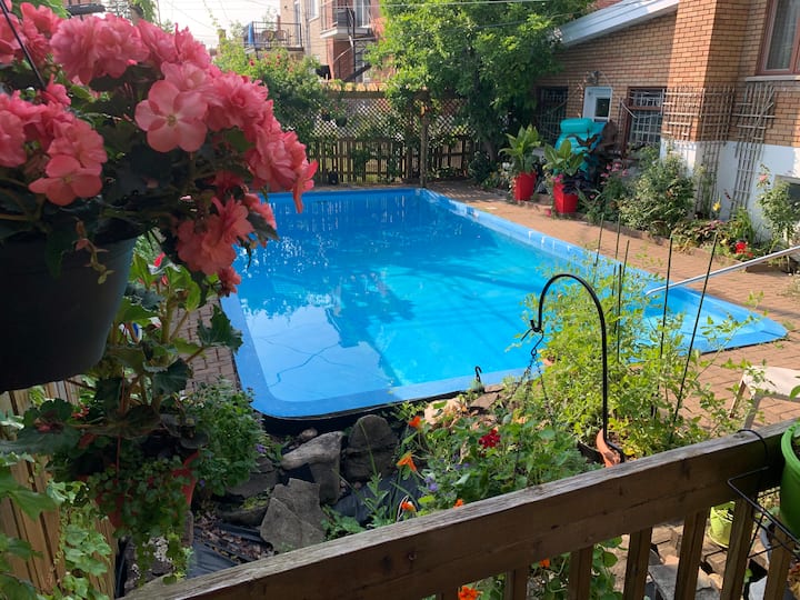 Grande Maison Partagée Avec Piscine Et Patio - 蒙特婁