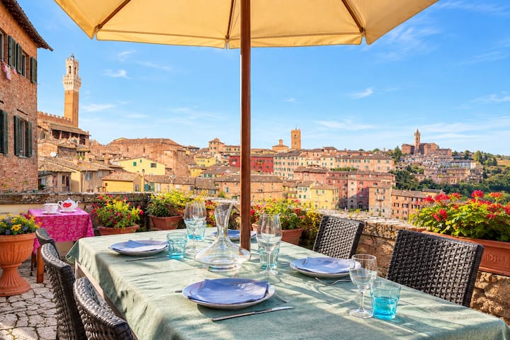 Siena Sky Terrace *Gestshortrentsiena* - Siena