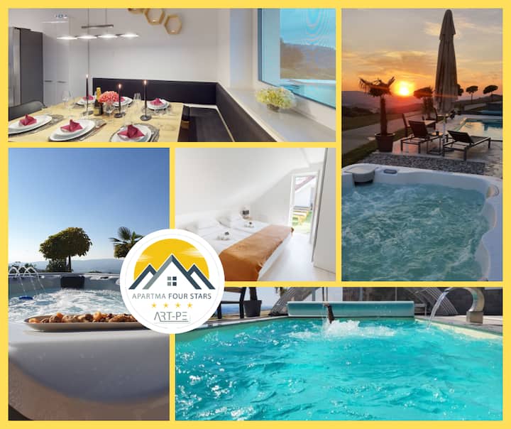 Four Stars Art-pe Villa With Jacuzzi, Water Beds - Slowenien