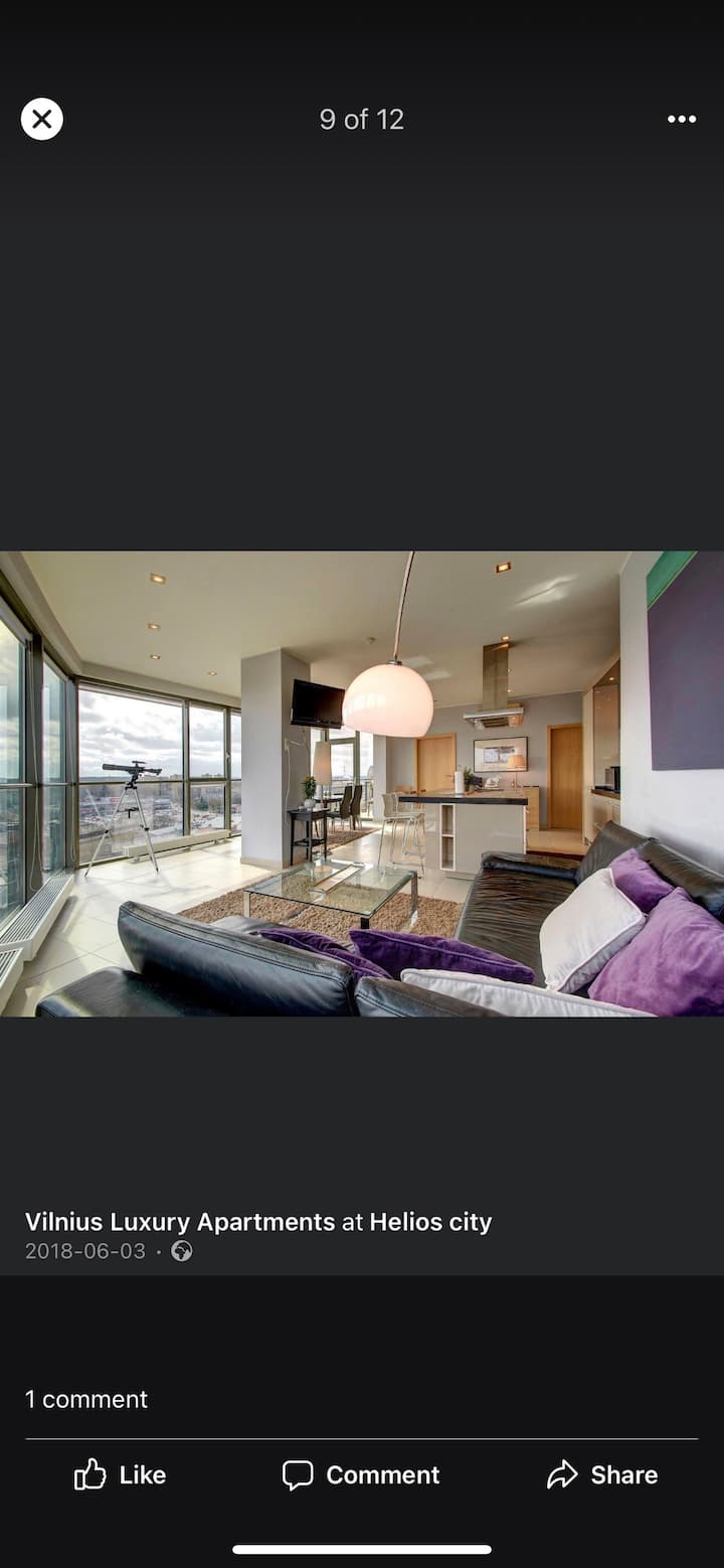 Helios Skyscraper Luxury Apt - Vilna