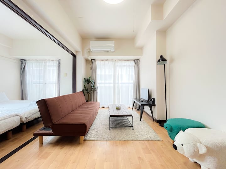 【4ppl/7f】7 Min To Nihonbashi Sta/48 Min To Kix/1dk - Osaka