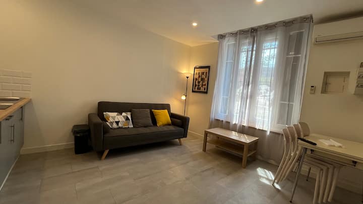 Appartement 2 Ch. Centre Village, Plages à 5 Min - Torreilles