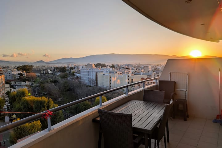 Olympus View Ii Panoramic Athens City View+parking - Пирей