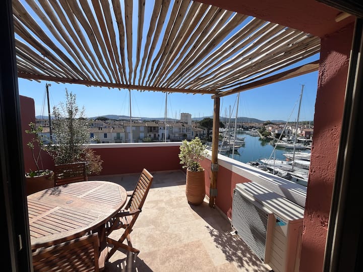 Duplex Terrasse Sur Les Canaux De Port Grimaud - Grimaud