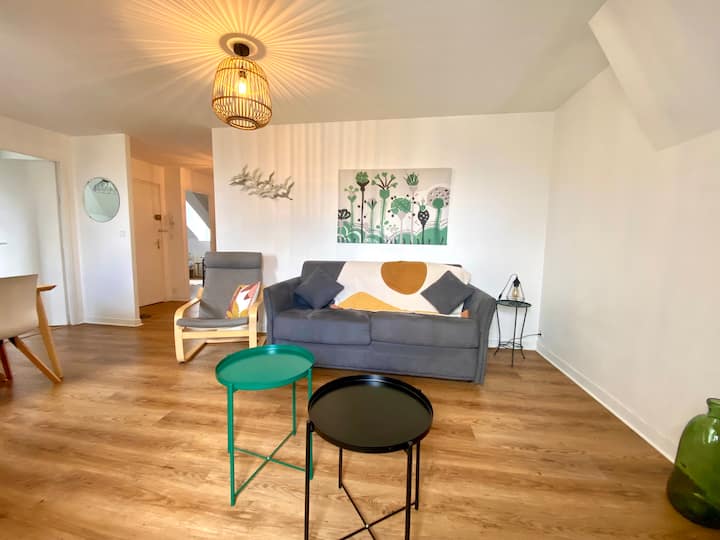 Grand T3 Rénové Lumineux, Cosy/plein Centre Dinan - Dinan