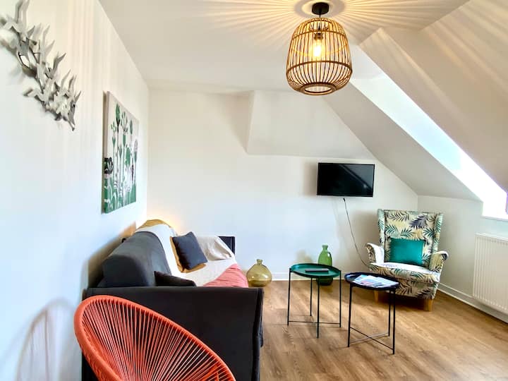 Grand T3 Rénové Lumineux, Cosy/plein Centre Dinan - Dinan