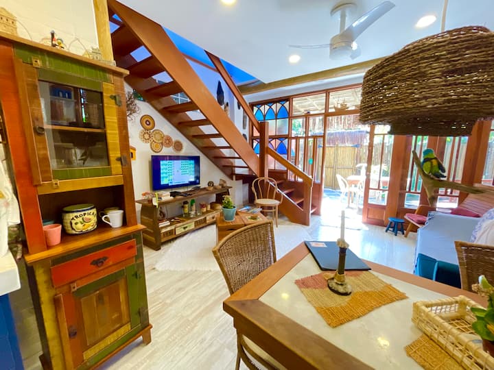 Chalé Sabiá - Maresias 1 Quadra Da Praia - Brazilië