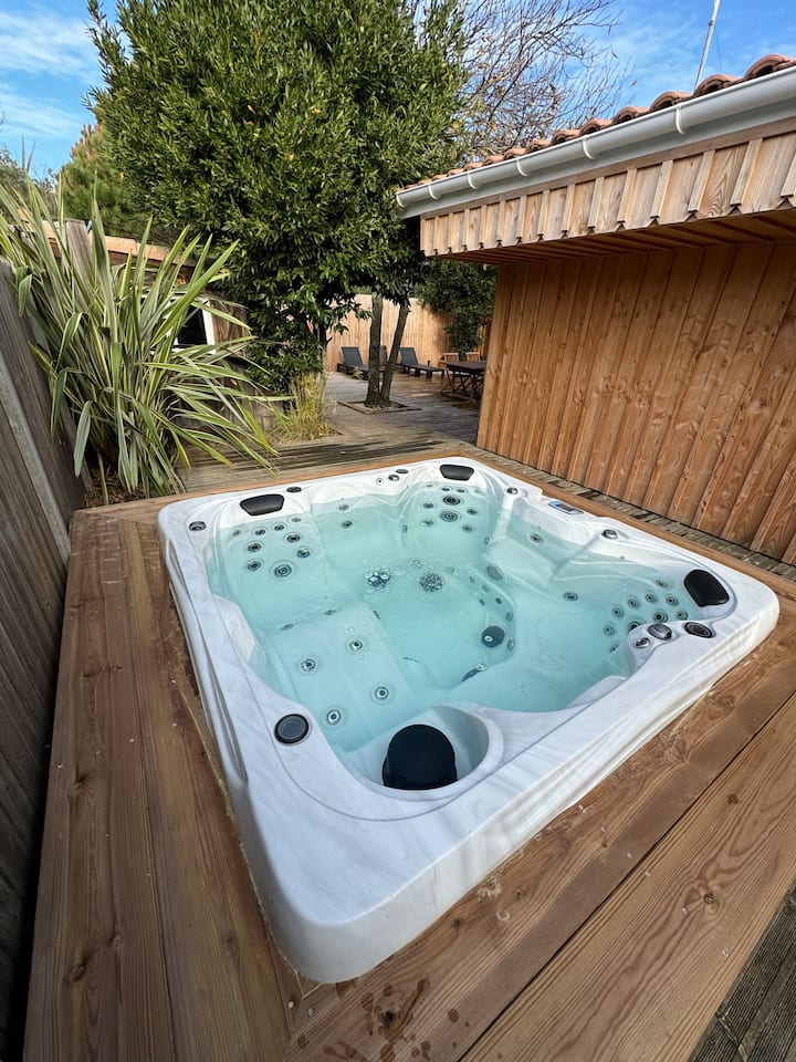 Jolie Maison Proche Océan Avec Jacuzzi - Cap Ferret