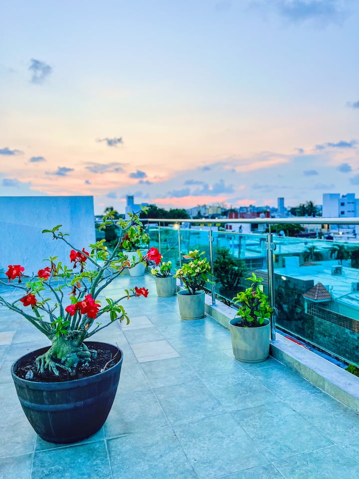 Depa 6+cerca Boule+jacuzzi+4camas+5minplaya+garaje - Heroica Veracruz