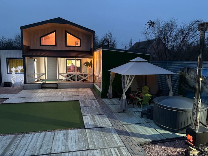 Relaxhouse дом с чаном, бассейном у реки - Kiev