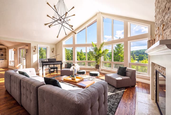 Perle Des Montagnes - Golf/spa/foyer/bbq/lac - Laurentides