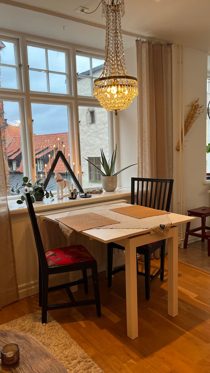 Charmig 2-rums Lägenhet I Visbys Hjärta. - Visby
