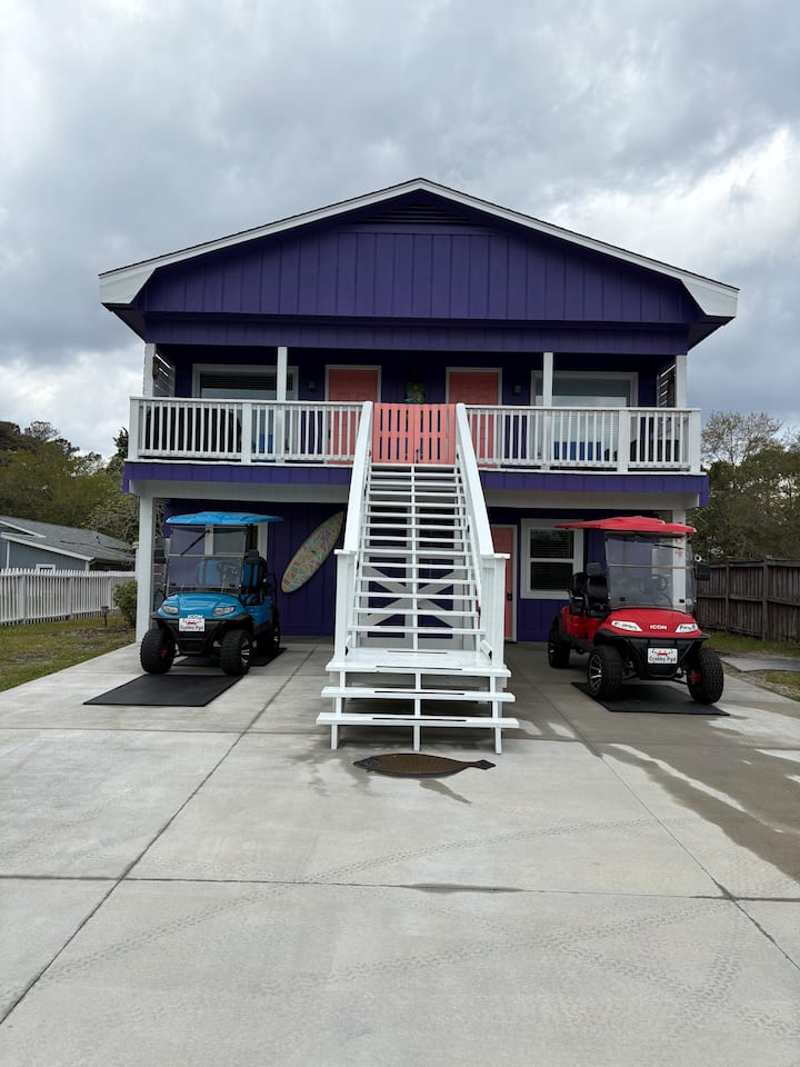 Crabby Pad #1 Entire Bottom Unit W/backyard - Carolina Beach, NC