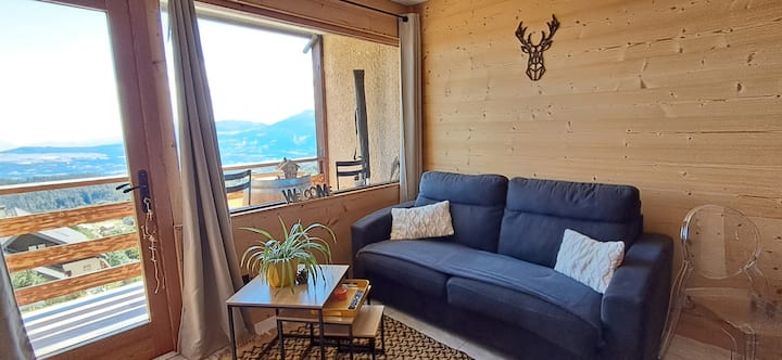 Appartement Plein Sud Avec Vue Sur La Vallée. - Chaillol 1600