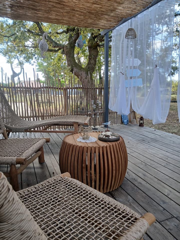 Maison En Lisière De Bois, Près Du Bassin Arcachon - Mios