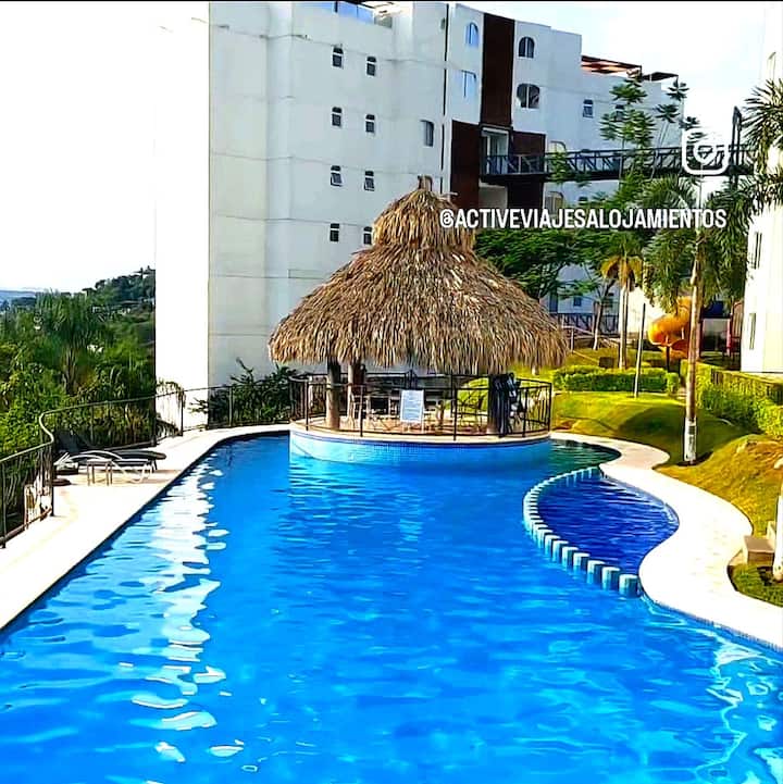 4 Guests, Departament Heated Pool & Jacuzzis - Tequesquitengo