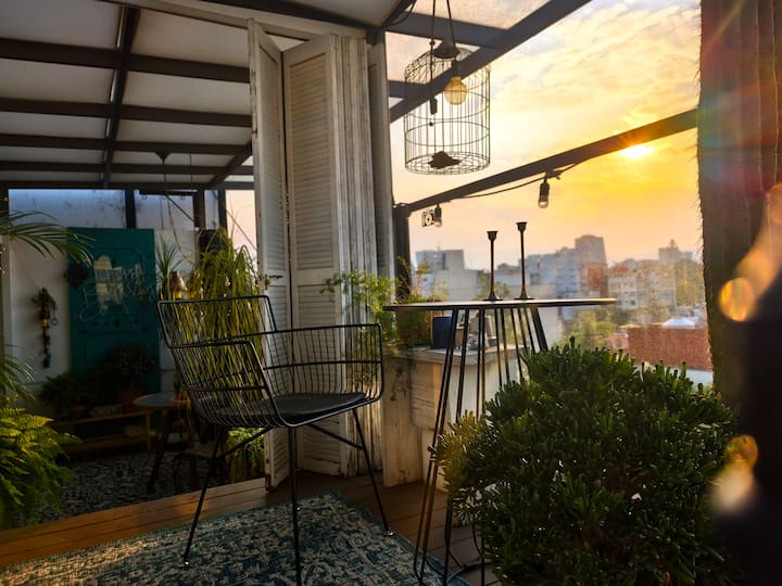 Loft Remedios Con Atardeceres Y Terraza Privada - Benito Juarez
