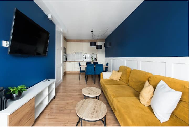 Kraków City Center Navyblue Luxury Apartment - Krakow
