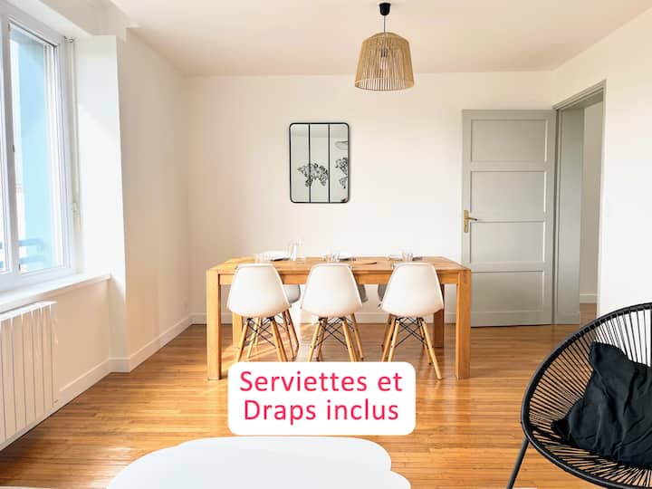 90m2 - Très Lumineux - Centre - Tout à Deux Pas - Lorient