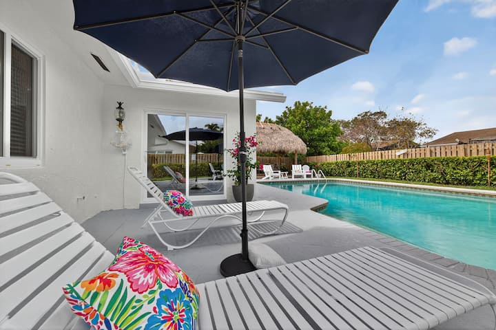 Oasis With Heated Pool & Tiki Hut - Fort Lauderdale