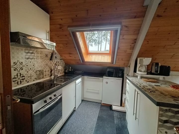 Appart 50 M²  4 Pers. Vue Sur Château Louvignies - Soignies