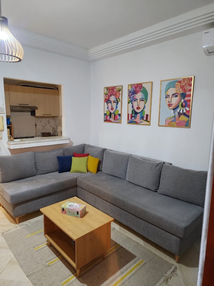 Chic Appart Centre Urbain Nord Airport Annul Flexi - チュニス