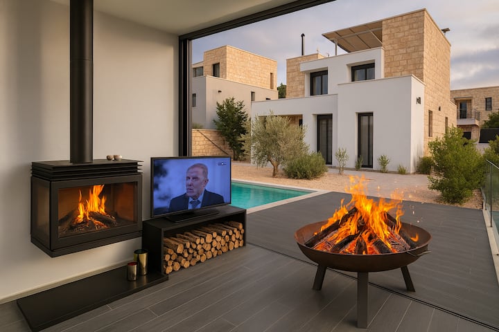 Modern Villa With Pool, Chabtine Batroun District - Lebanon