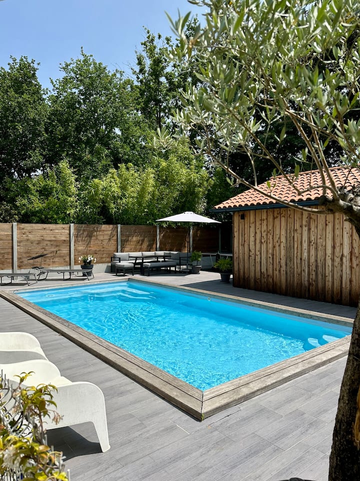Maison Proche Bordeaux, Piscine, Séjour En Famille - Pessac