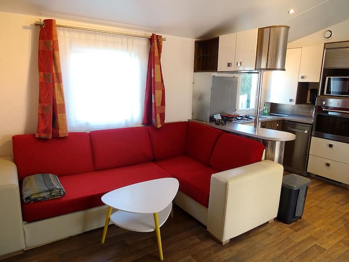 Mobilhome Climatisé Avec Lave-linge - Wifi Inclus - Saint-Hilaire-de-Riez