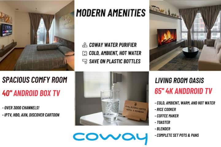 I-city Staycation | Coway | Dual Tv | Free Parking - Setia Alam