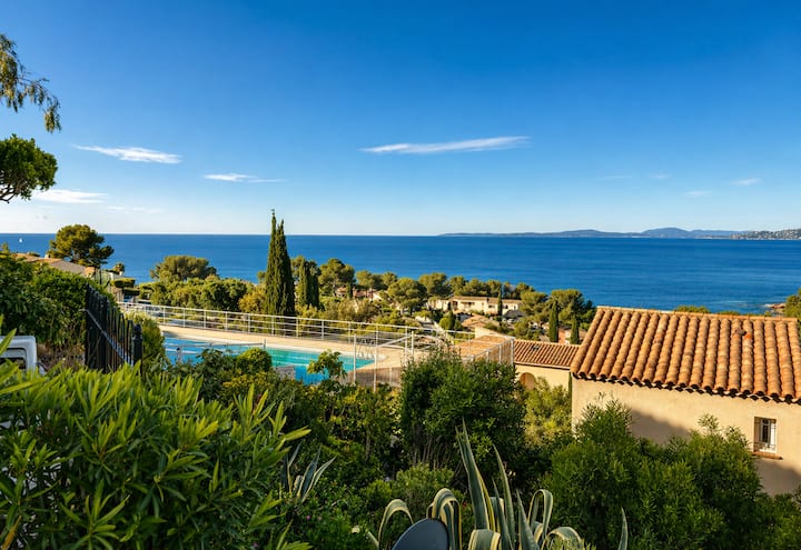 Splendid Seaview Apt W/pool Acces,saint-raphaël ★ - Saint-Raphaël