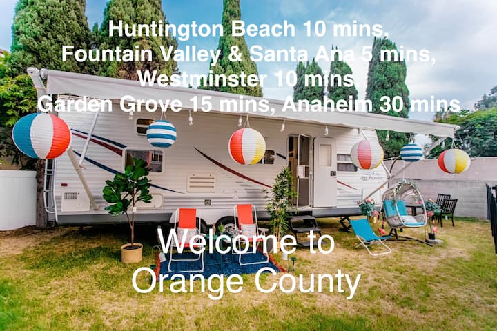 🦩Glamping Rv 📺Netflix🦩𝓟𝓻𝓿𝓽 𝓖𝓪𝓽𝓮+𝓟𝓪𝓻𝓴𝓲𝓷𝓰+𝓛𝓪𝓾𝓷𝓭𝓻𝔂 - Huntington Beach, CA