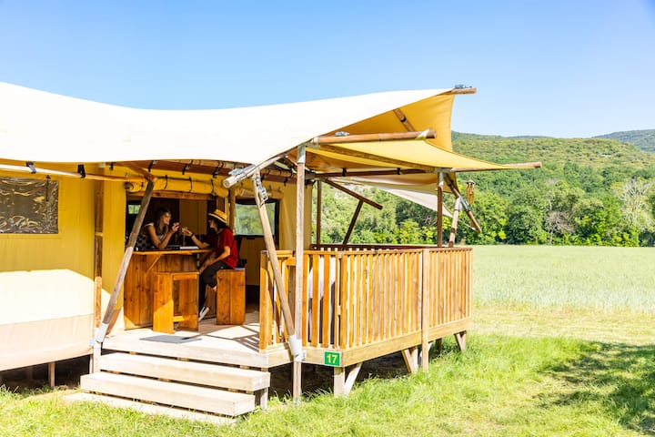 Séjour Glamping En Safari Lodge, Ardèche - Vallon-Pont-d'Arc