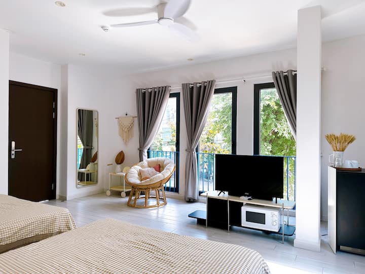 Astro House/santorini Vibe/bright Twin Double Room - ダナン