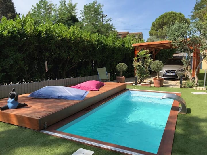 Cocon Paysager, Spa Ou Piscine, Billard, Fitness - Manosque