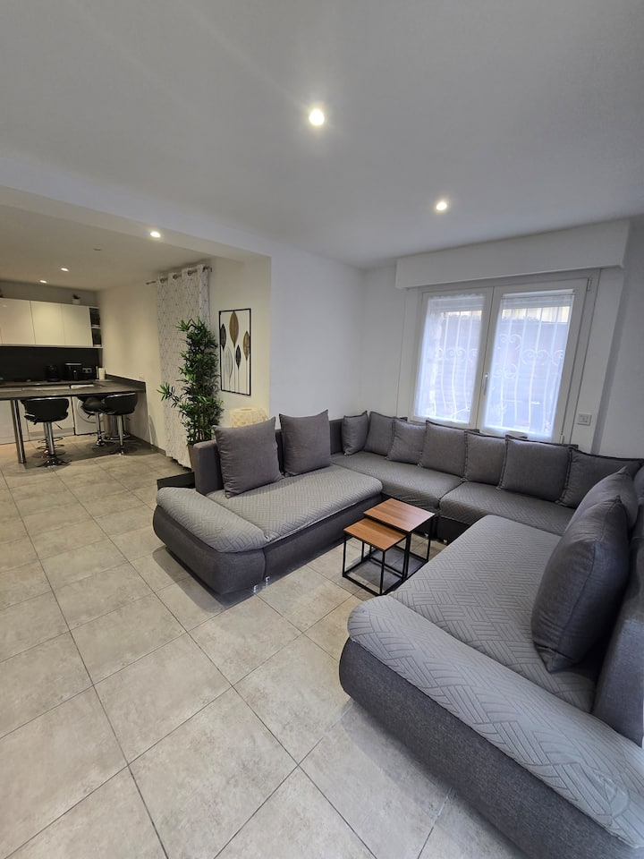 Monaco/plage 20min T2 60m²jardin Clim Parking Wifi - Èze