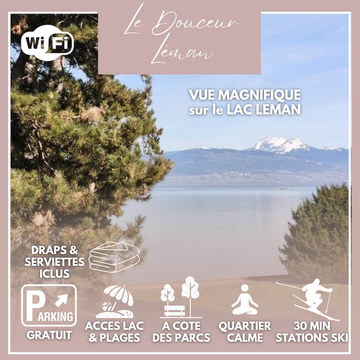 Douceur Léman –5 Min Cité De L’eau G7- Lakefront - Évian-les-Bains