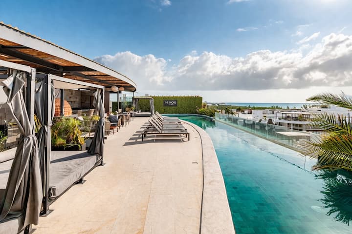 Amazing Ph In 5th Av And Close To The Beach - Playa del Carmen