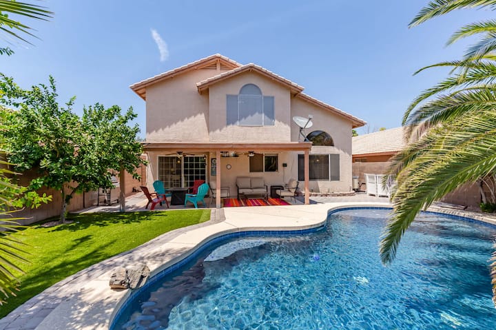 Resort Style Backyard, Private Pool, 4br Luxury Home- Chandler - Chandler